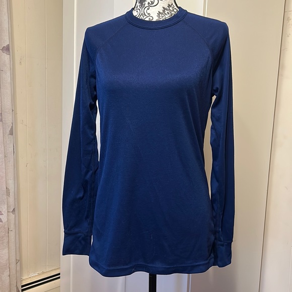 Patagonia | Shirts | Patagonia Capilene Base Layer Blue Top Mens Size M ...
